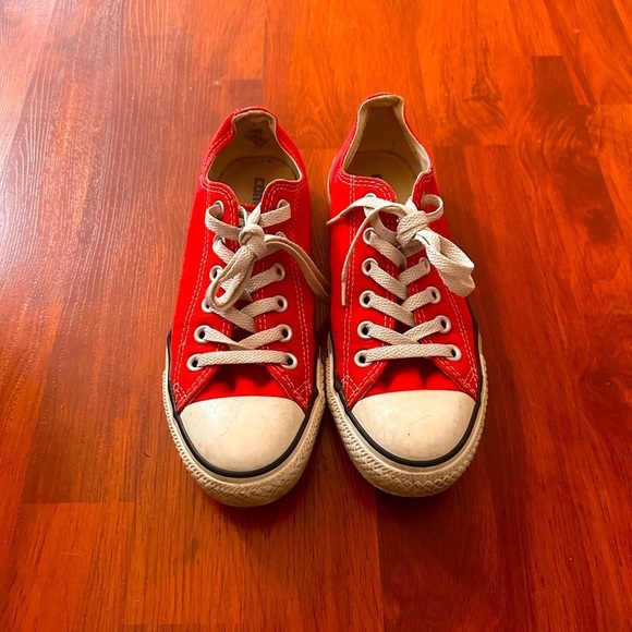 Converse | Shoes | Converse Red All Star Chuck Taylor Low Unisex ...